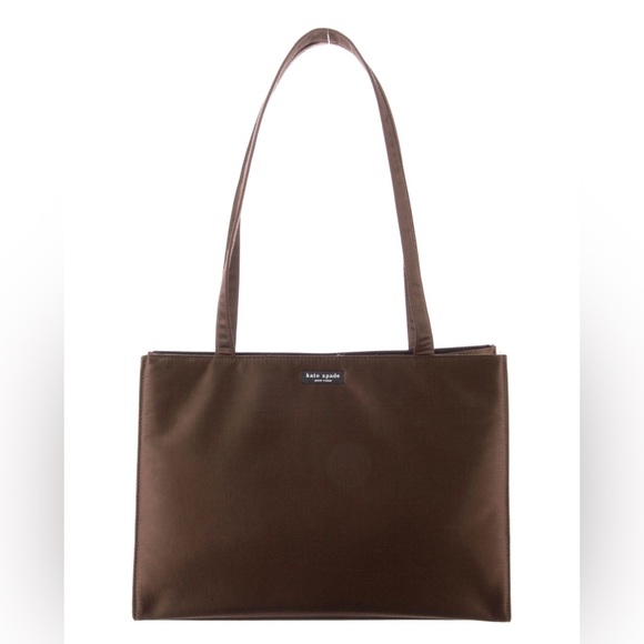kate spade | Bags | Kate Spade Sam Chocolate Brown Nylon Shoulder Bag ...
